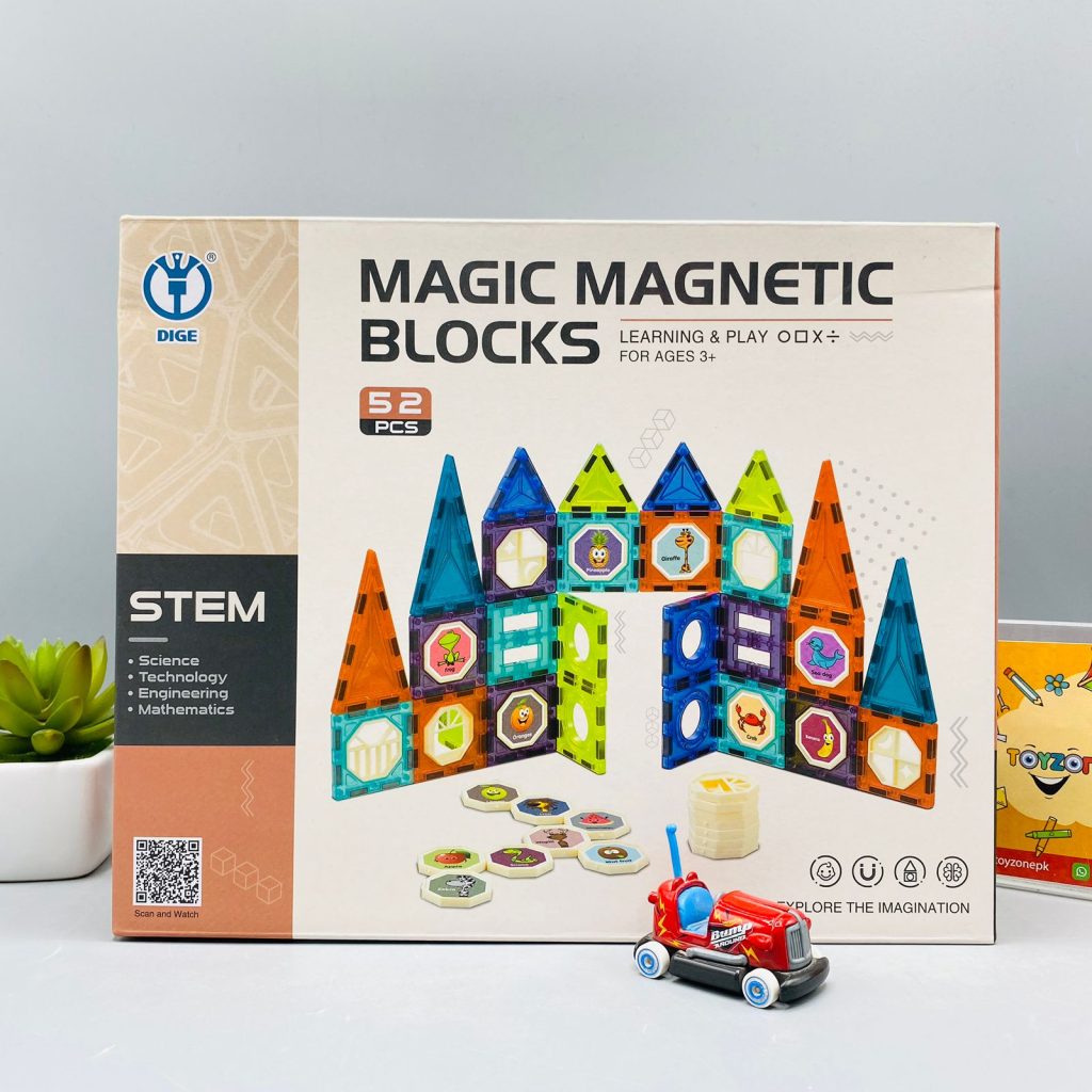 52 Pieces Magic Magnetic Blocks – Toyzone – Wholesale