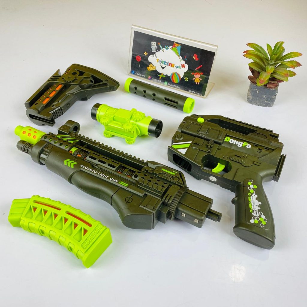 Light Up & Sound Dynamic Shooting Gun – Toyzone – Wholesale